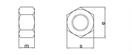 DIN EN 24032 Hex Nuts – Metric Hexagon Head Internal-Thread Fasteners ...