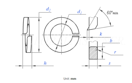 DIN 127 B Spring lock washers– Metric spring washers & shims | Parts4world