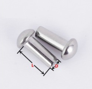ISO 1051 Rivets – metric stainless steel round head solid rivets & flat round head solid rivets ...