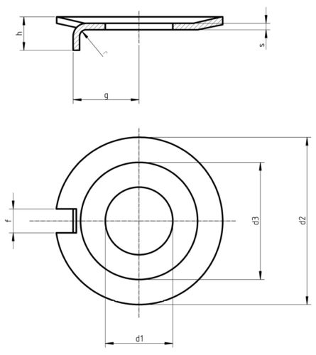 DIN 432 external tap washers & shims – 304 stainless steel locking tab ...