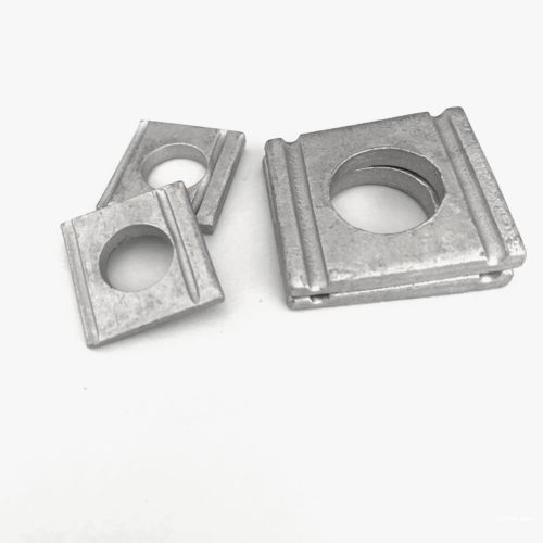 UNI 6598 square taper washers for U section – Double slot square ...