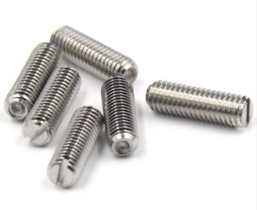 ISO 7436 slotted set screws with cup point – Cup-point grub screws ...